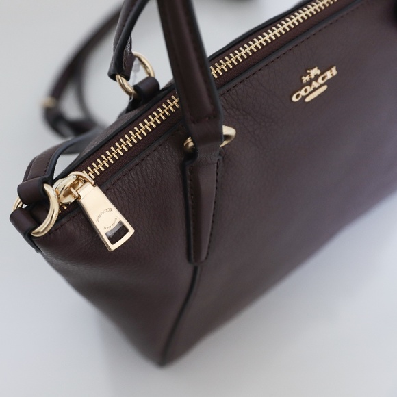 Coach | Bags | Coach F57563 Mini Kelsey In Pebble Leather Satchel ...